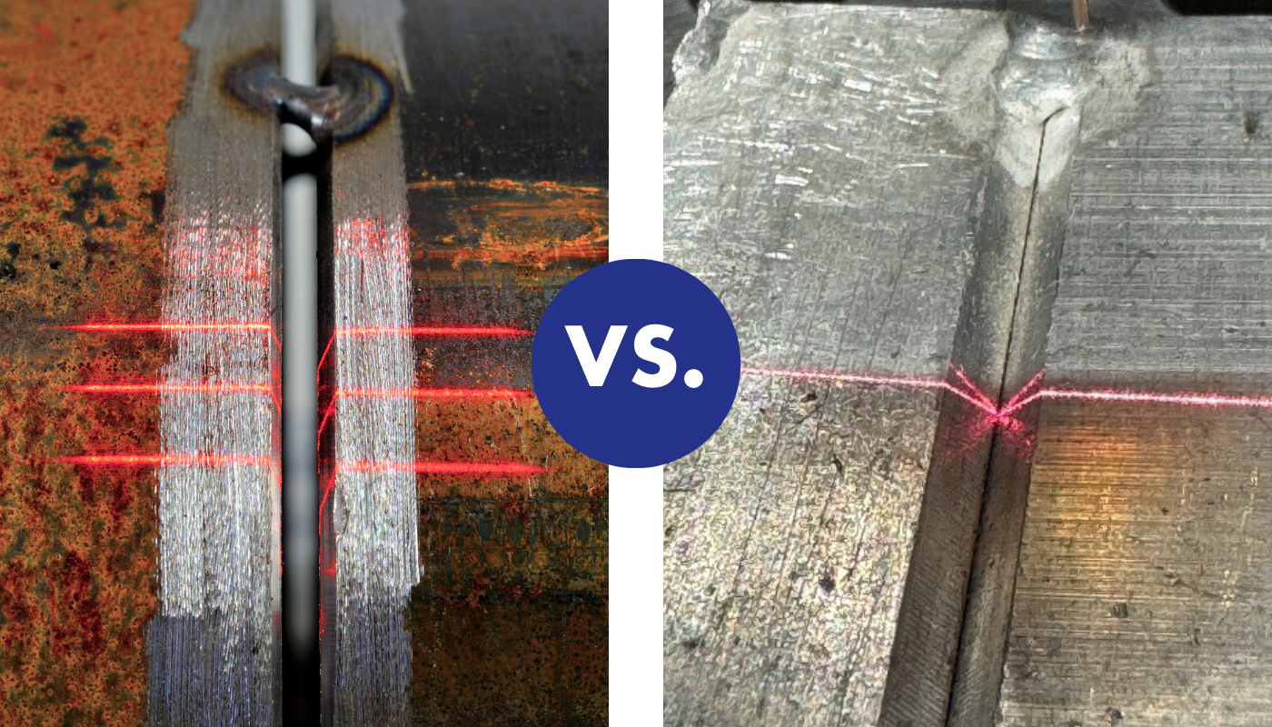 Laser triangulation in welding: How many lines does a sensor really need?